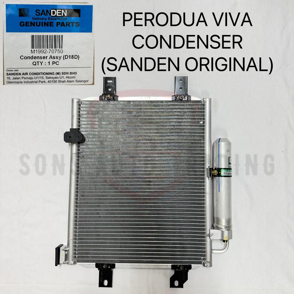 M1992-70750 (100% SANDEN ORIGINAL) PERODUA VIVA CONDENSER WITH RECEIVER ...