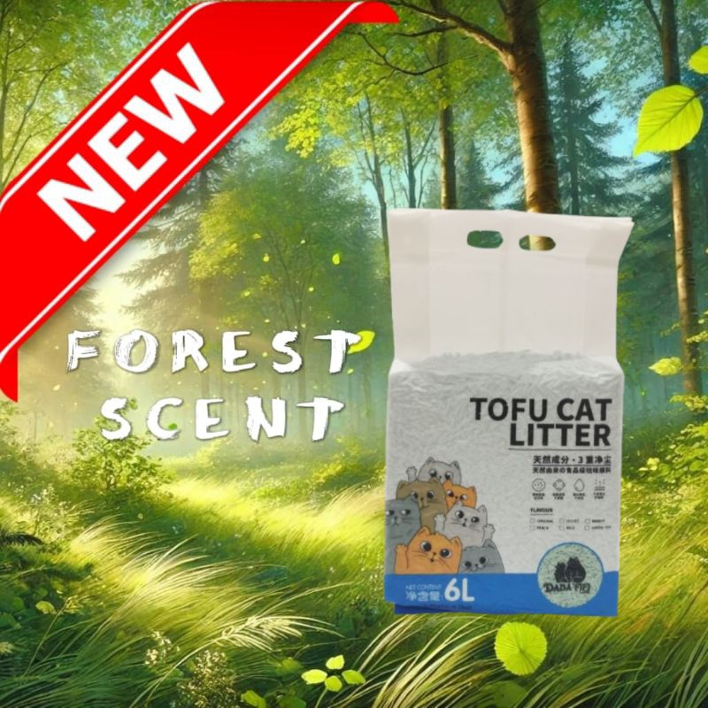 [Forest Scent] Grade SS Dada Fifi Land Tofu Cat Litter 2.5kg Smells ...