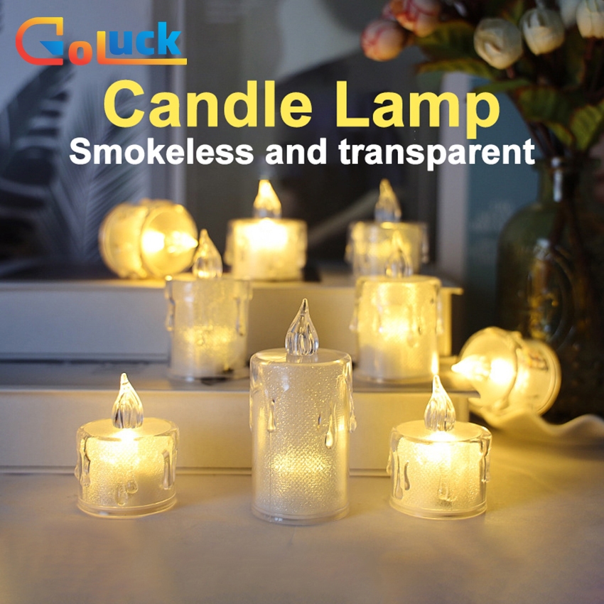 【Local Delivery】Goluck LED Electronic Candle Light Small Tealight ...