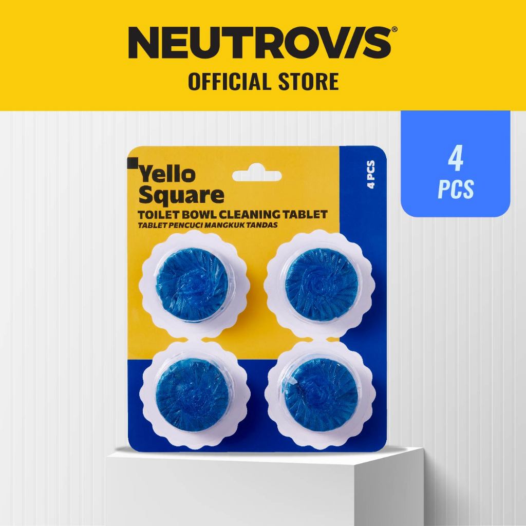 Yello Square Toilet Bowl Cleaning Tablet 4pcs | Shopee Malaysia
