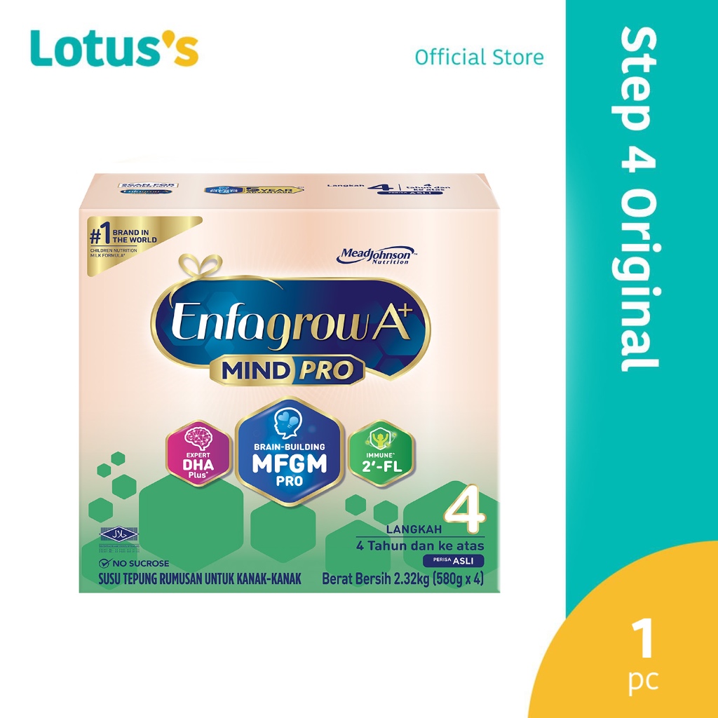 Enfagrow A+ Mindpro 2Fl S4 Original (2.32kg) | Shopee Malaysia