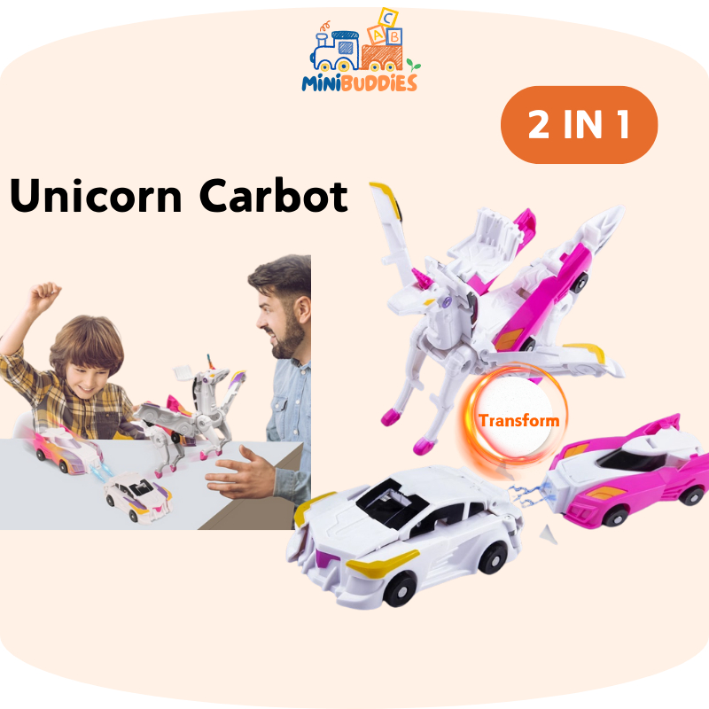 Magic Unicorn Transformer Car Children Toy Car Unicorn Deformation Car ...