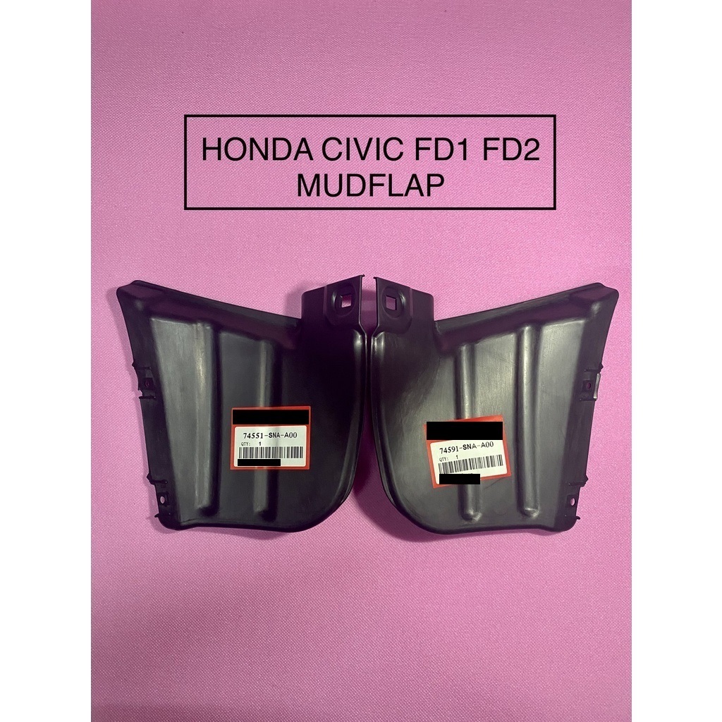 Civic FD daun pisang belakang rear inner bumper FD1 FD2 FD3 Type R SNA ...