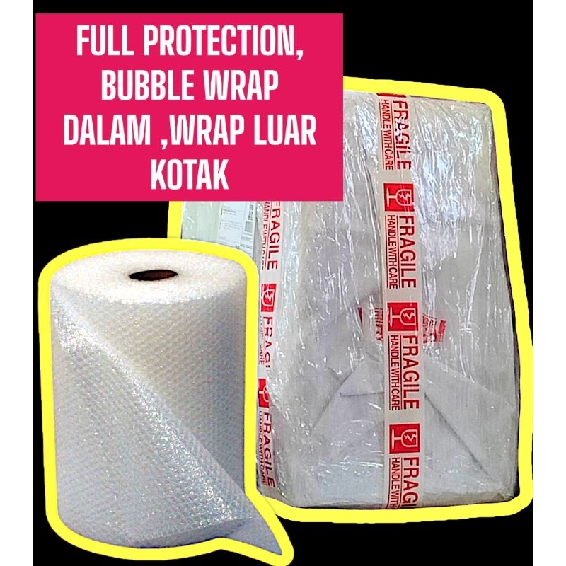 BUBBLE WRAP FULL PROTECTION 🔥ADD ON ONLY | Shopee Malaysia