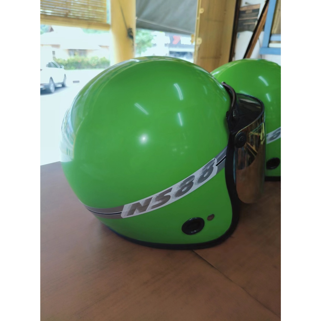 HELMET MOTOR NS88 SAIZ 60MM HIJAU LATEST COLOUR, COLOUR AVAILABLE BLACK ...