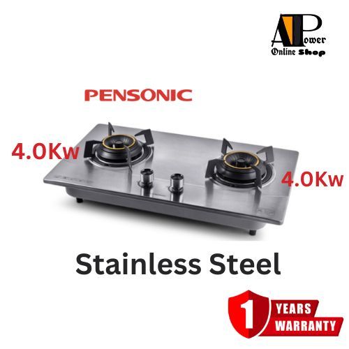 Pensonic Double Burner Stainless Steel Built-in Hob | PGH-622S | Shopee ...