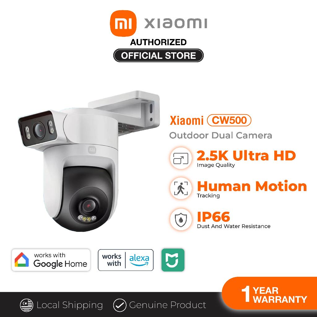 New Xiaomi Outdoor Camera CW500 Dual MY CCTV 2.5K ultra-HD picture ...