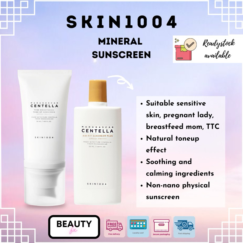 SKIN1004 Centella Brightening Tone Up Sunscreen / Centella AirFit ...