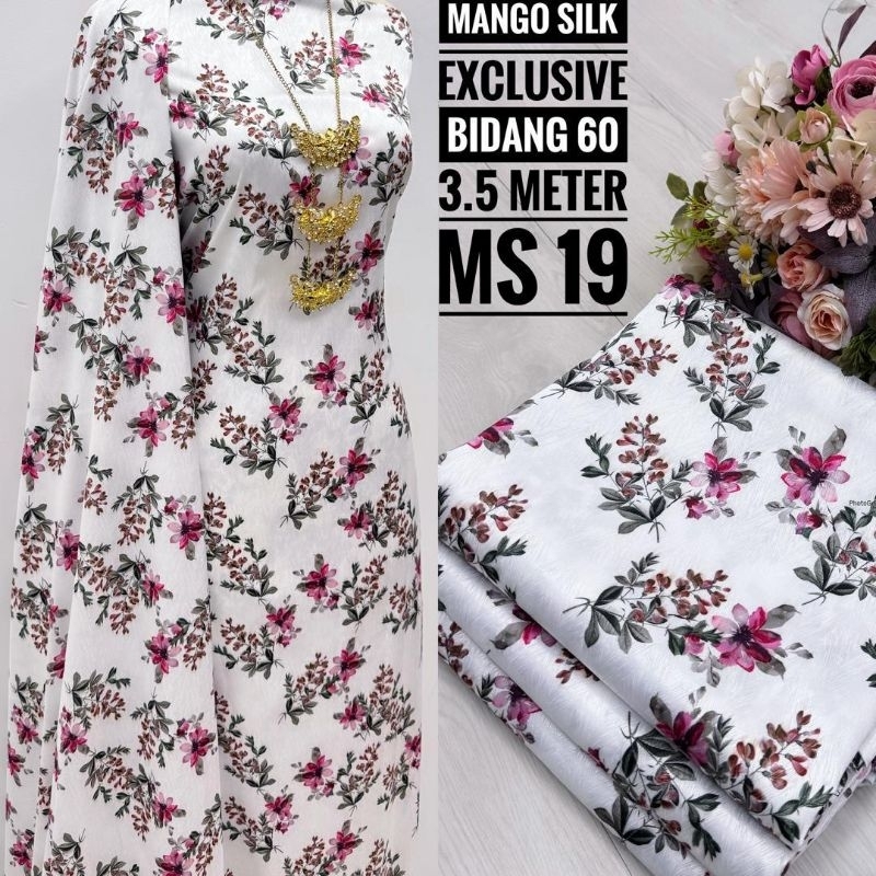 KAIN PASANG SETAPURA MANGO SILK EXCLUSSIVE | Shopee Malaysia