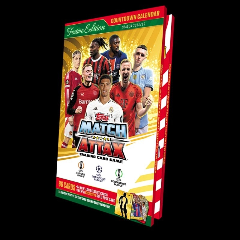 Topps Match Attax UCL 2024/25 - Advent Calendar (Ronaldo Squad Zone ...