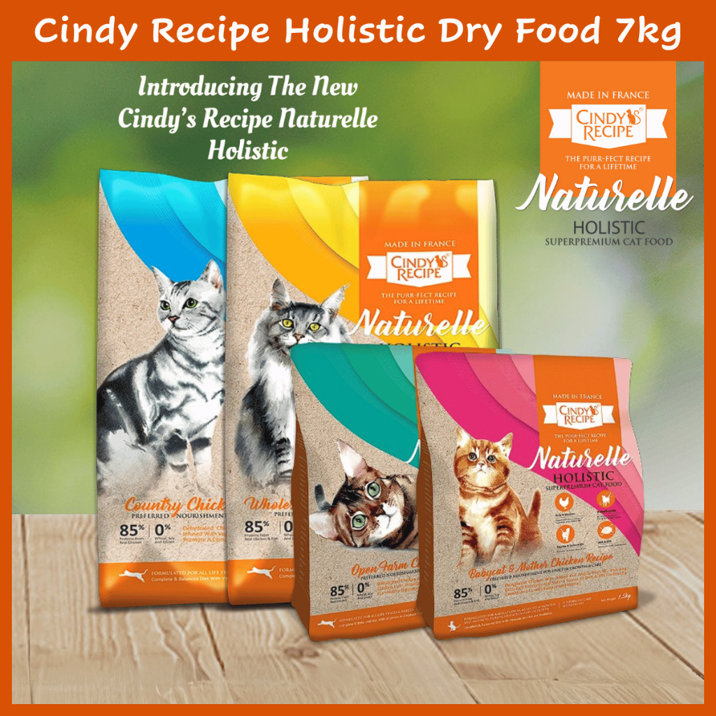 Cindy's Recipe Naturelle Holistic Dry Food 7kg Cindy Recipe Makanan ...
