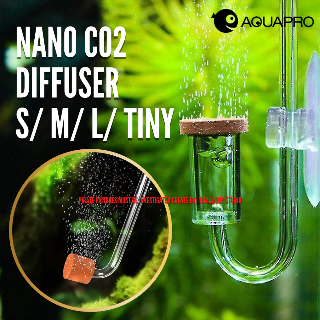 AQUAPRO Nano CO2 Diffuser S/ M/ L/ Tiny | Shopee Malaysia