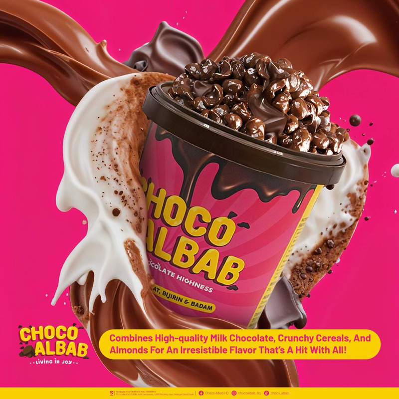 Choco Jar Tub dari Choco Albab (Sabah/Sarawak) | Shopee Malaysia