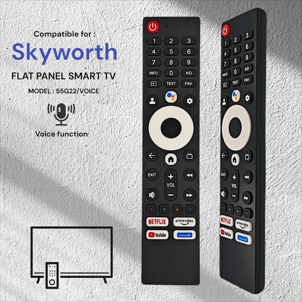 **Hight Quality** Compatible For Skyworth Voice Function Android Smart ...