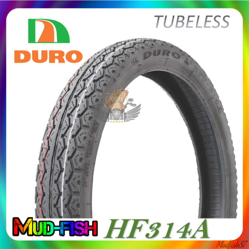 TAYAR DURO HF314A HF314 TL 70/90-17 | 80/90-17 TUBELESS TYRE STREET ...