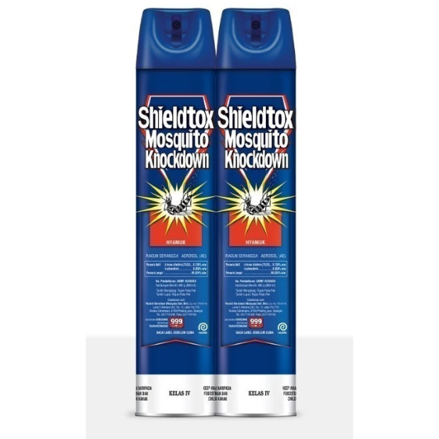 Shieldtox Mosquito Spray Aerosol (800ml x 2) [Value Pack] | Shopee Malaysia