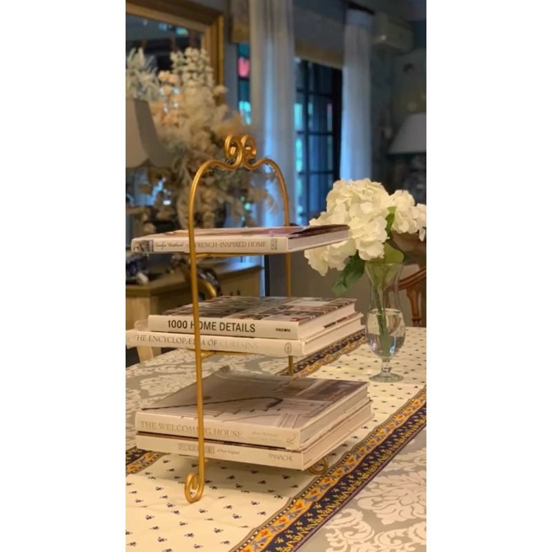 🇲🇾3 TIER HIGH TEA PLATTER STAND CHRISTMAS/ RAYA/ CHINESE NEW YEAR ...
