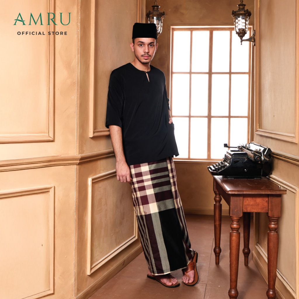 AMRU Premium Pelikat Classic Modern Striped Design with Exclusive Gift Box [FREE Mini Perfume ...