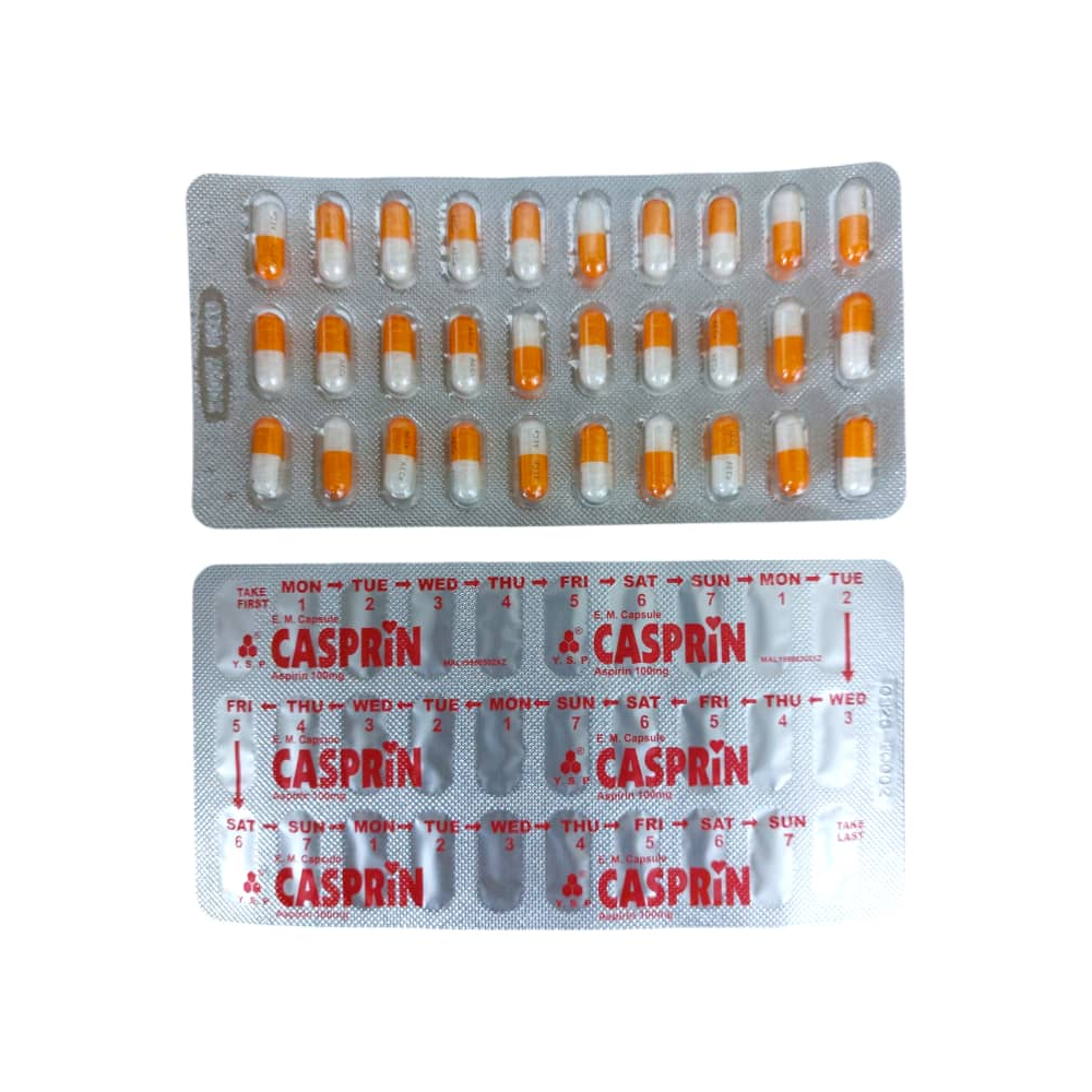 Casprin Enteric Microencapsulated Capsules 100mg [2 x 30s] / [30s ...