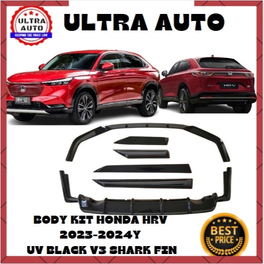 HONDA HRV RS E V SPEC 2023 BODYKIT FRONT REAR BUMPER LIP SIDE SKIRT ...