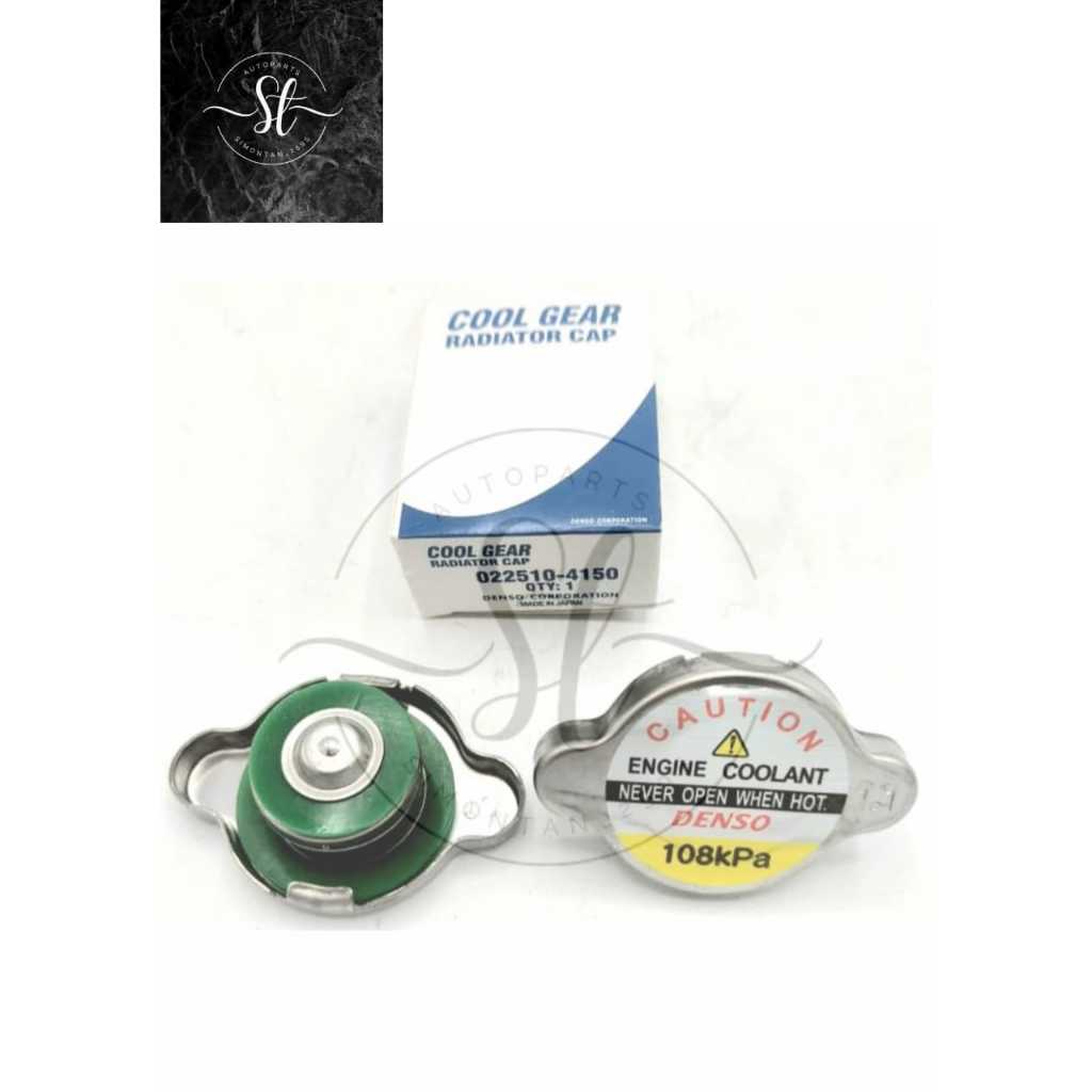 DENSO Cool Gear Radiator cap R148 (1.1) (GREEN) (022510-4150) | Shopee ...