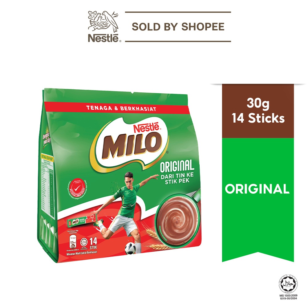 MILO Original ACT-GO 30g x 14s (Halal) | Shopee Malaysia