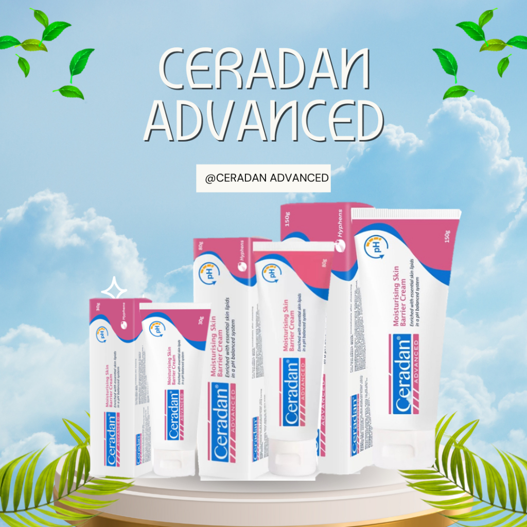 Ceradan Advanced Moisturising Skin Barrier Cream 150g / 80g / 30g ...