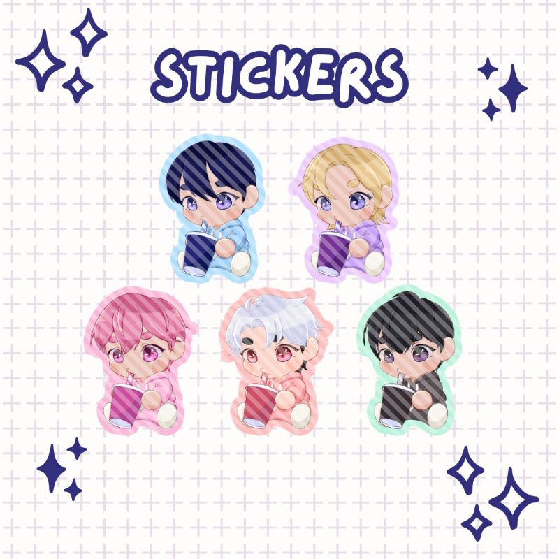 PLAVE Fanmade Stickers YEJUN NOAH BAMBY EUNHO HAMIN | Shopee Malaysia