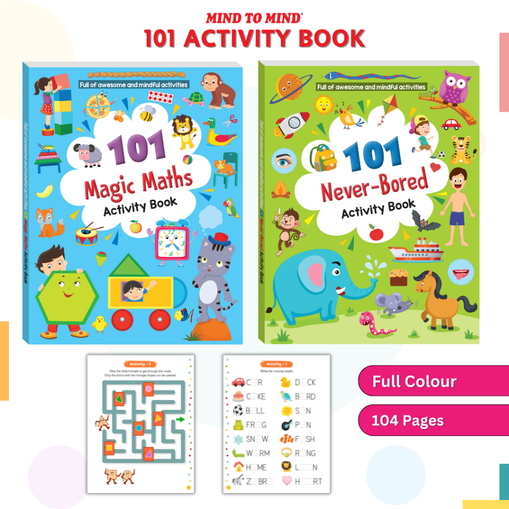 101 Never-Bored Activity Game | Magic Maths Activity Book|Full of ...