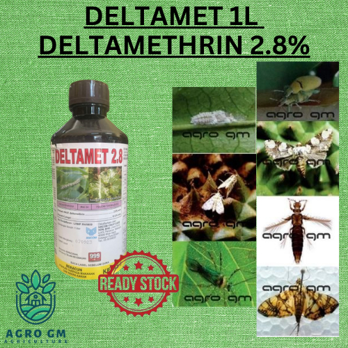 DELTAMET 1L Decis Deltamethrin Racun Serangga Koya / Ulat Ratus / Ulat Pengorek Buah / Ulat ...
