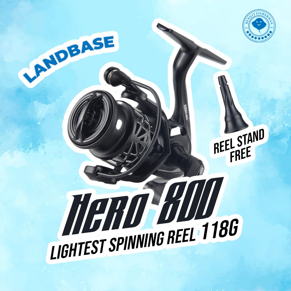 Rengitfisherman - Landbase HERO 800 Full Carbon Body Ultra Light 800 Spinning Reel 2025 | Shopee ...