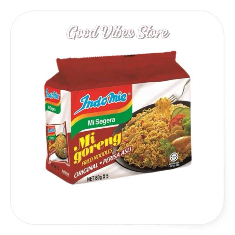 Indomie Mi Goreng Perisa Asli (80g x 5’s) | Shopee Malaysia