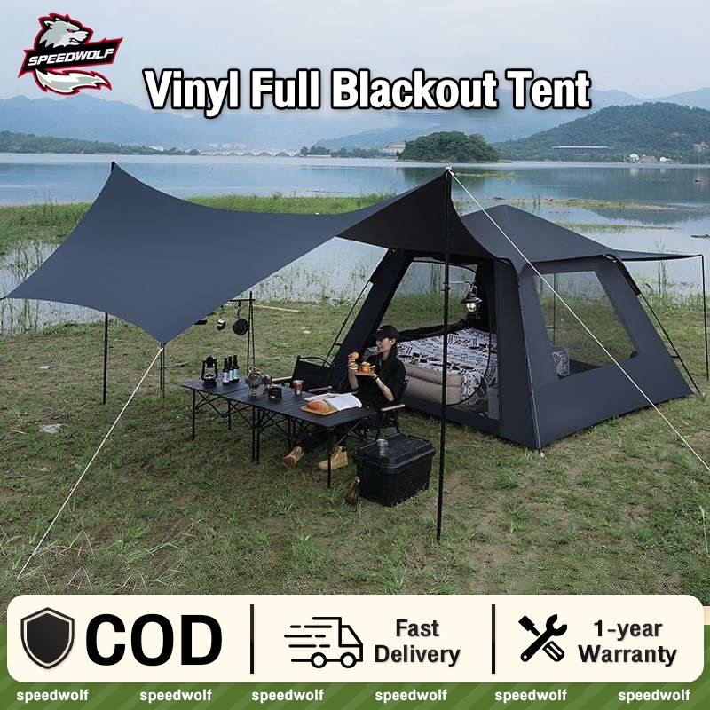 Automatic Tent 5-8 People 2 Doors with canopy Camp Auto Outdoor UV ...