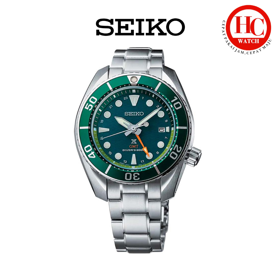 SEIKO PROSPEX SFK003J1 SUMO GMT 45mm SOLAR DIVER'S 200M MEN WATCH ...
