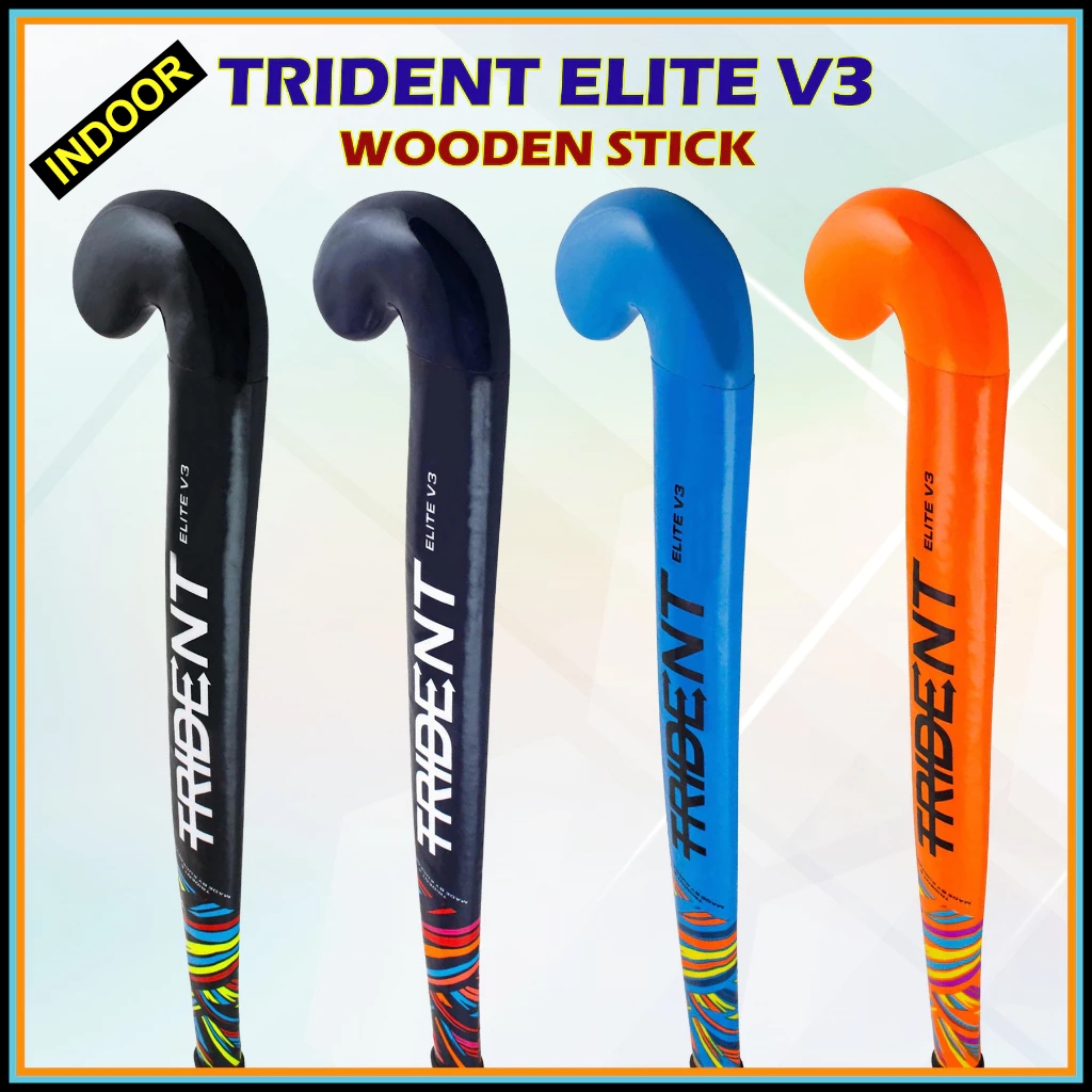 [INDOOR STICK] Trident Elite V3 Indoor Fiberglass Reinforced Wooden ...