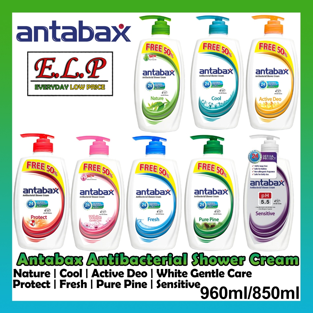 Antabax Antibacterial Shower Cream 960ml / 850ml | Shopee Malaysia