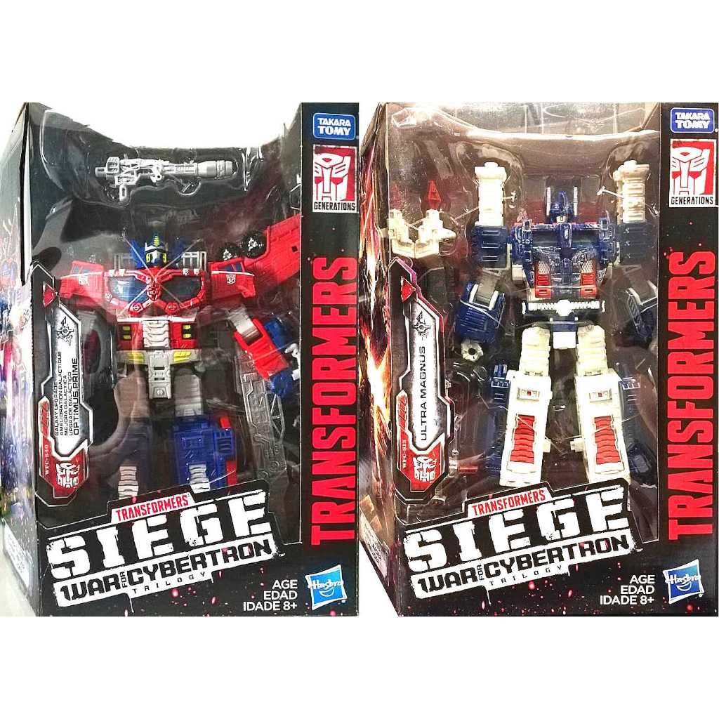Hasbro Transformers Siege Leader Galaxy Upgrade Optimus Prime and ...