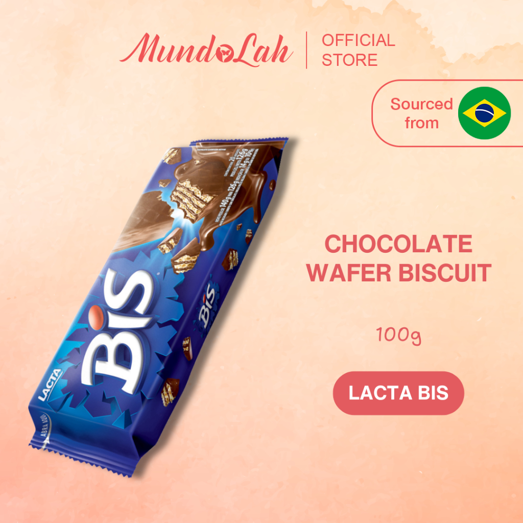 Lacta Bis Chocolate Wafer Biscuit 100g | Shopee Malaysia