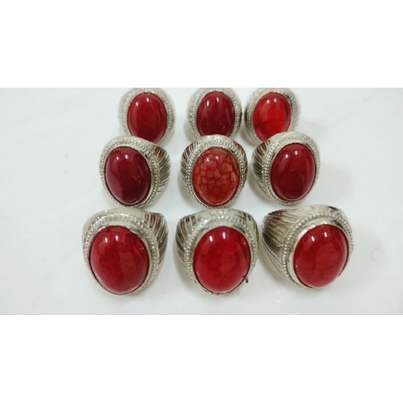 Cincin Batu delima Siam. shocking sale | Shopee Malaysia