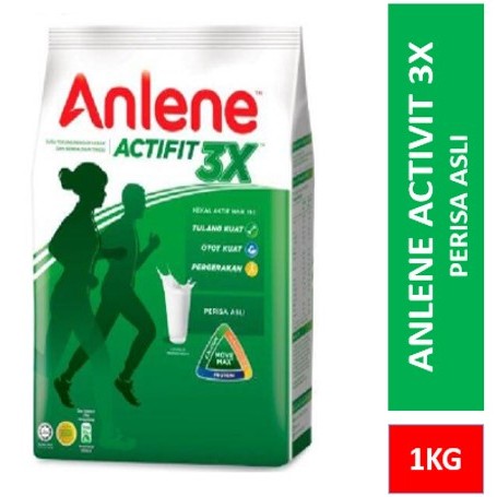 ANLENE ACTIFIT 3X PERISA ASLI 1KG | Shopee Malaysia
