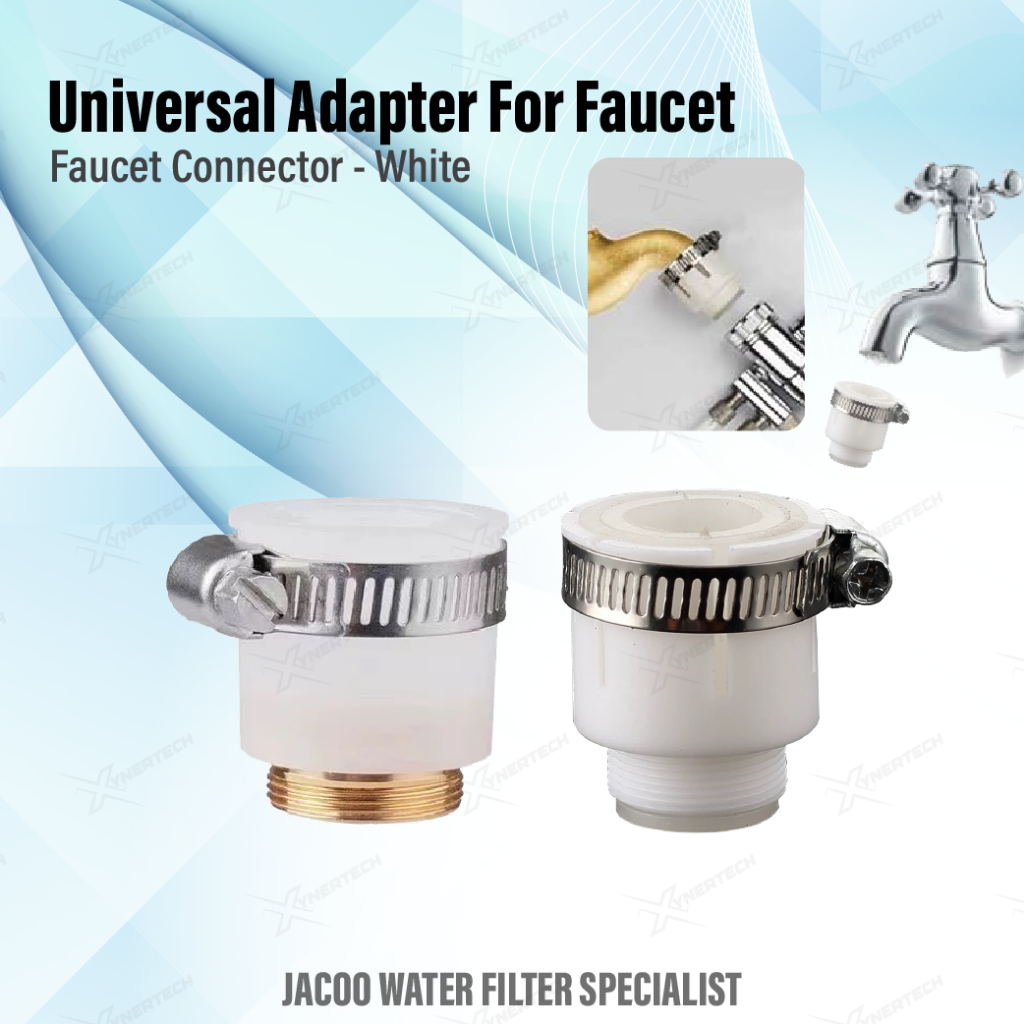 Universal Faucet Adapter For Connecting Water Filter Diverter 1 Way or 2 Way Easy Installation ...
