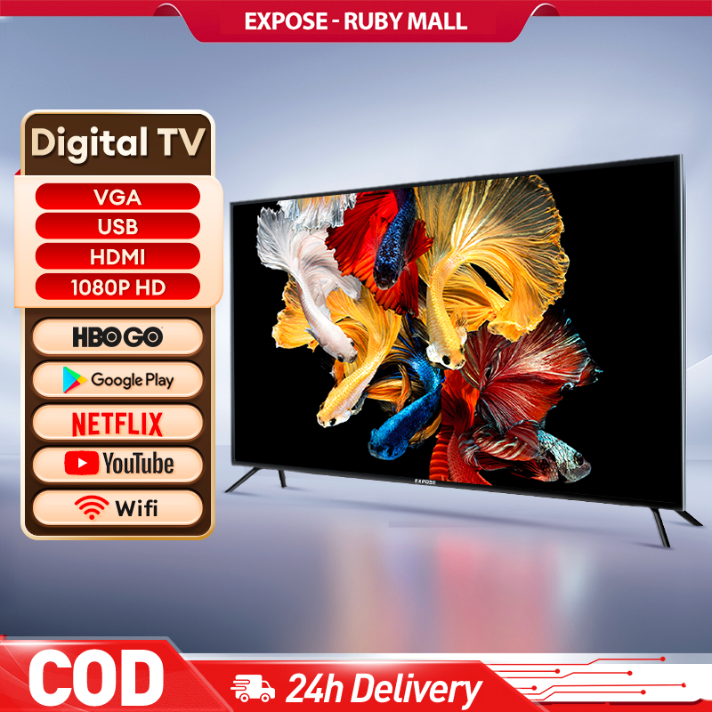 TV 24 Inch LED TV Murah Digital TV 1080P HD Television 24 Inch With USB ...