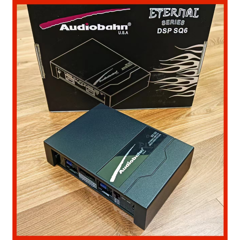 AUDIOBAHN [DSP-SQ6] 6 Channel DSP Amplifier 31 Band EQ Digital Sound Processor 6 Channel ...