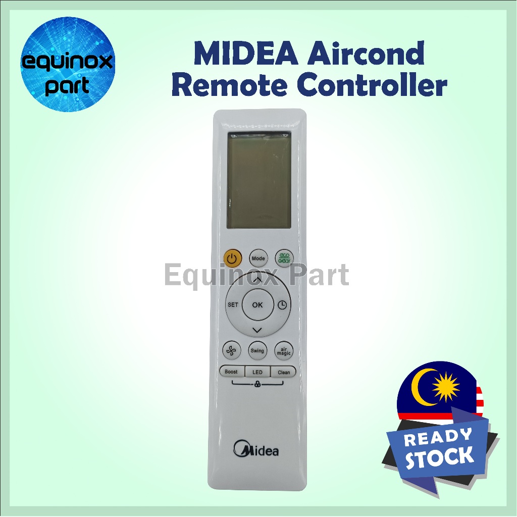 MIDEA Aircond Remote Controller | Shopee Malaysia
