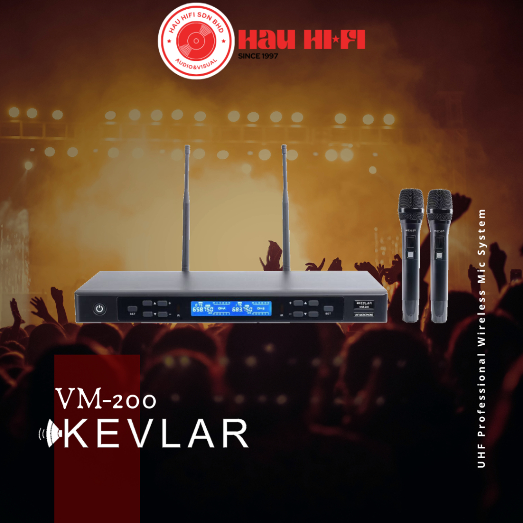 Kevlar Audio VM-200 Wireless Mic System | Shopee Malaysia