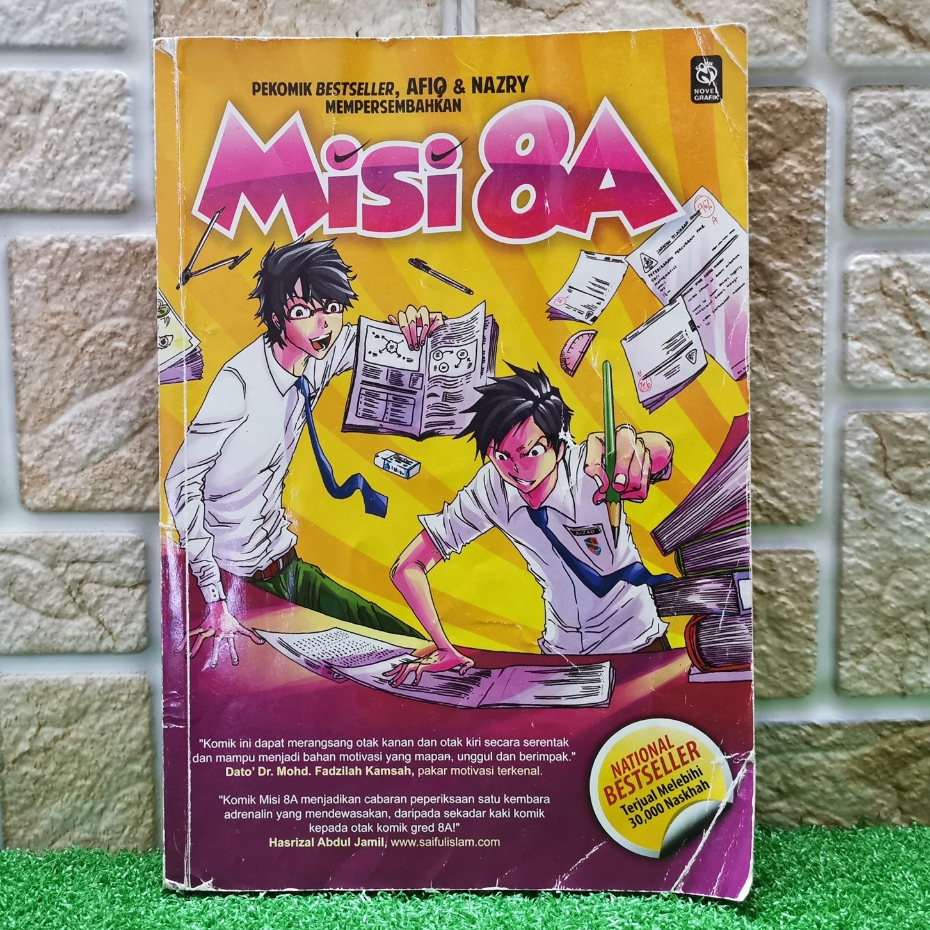 PRELOVED 』Komik "MISI 8A" (Komik-M) Karya Afiq & Nazry Salam Comic ...