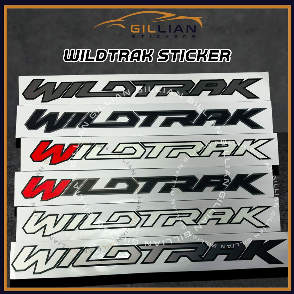 WILDTRAK Sticker Side Door Ford Ranger Raptor Wild trak Wildtrack Body ...