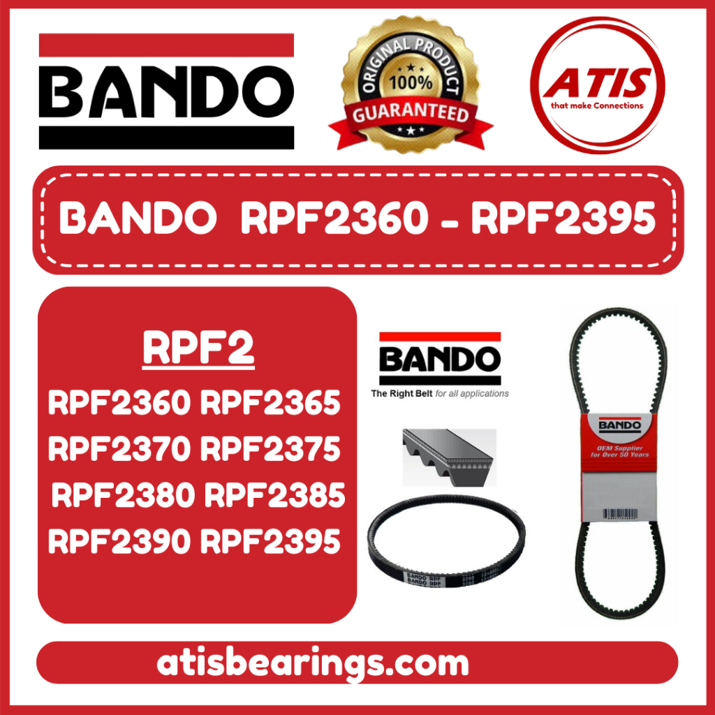 Bando Belt RPF2360 RPF2365 RPF2370 RPF2375 RPF2380 RPF2385 RPF2390 ...