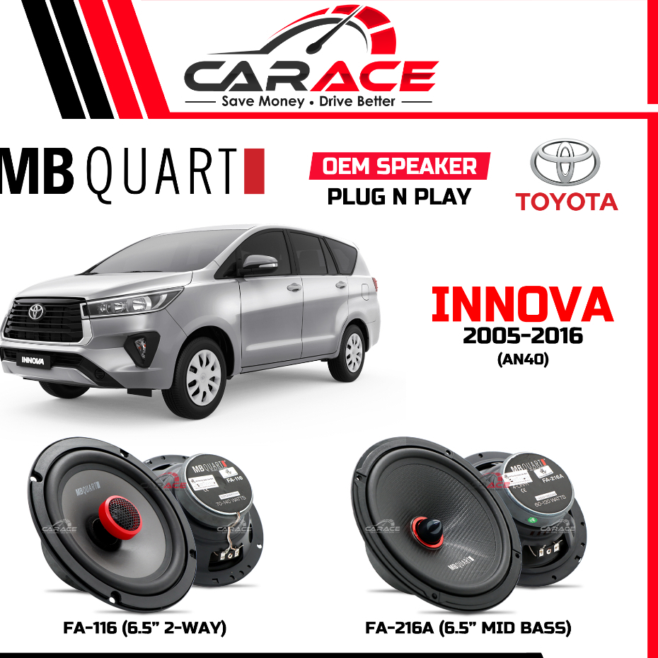MB QUART Speaker Innova Plug and Play Speaker PNP Front Rear Door 6 ...