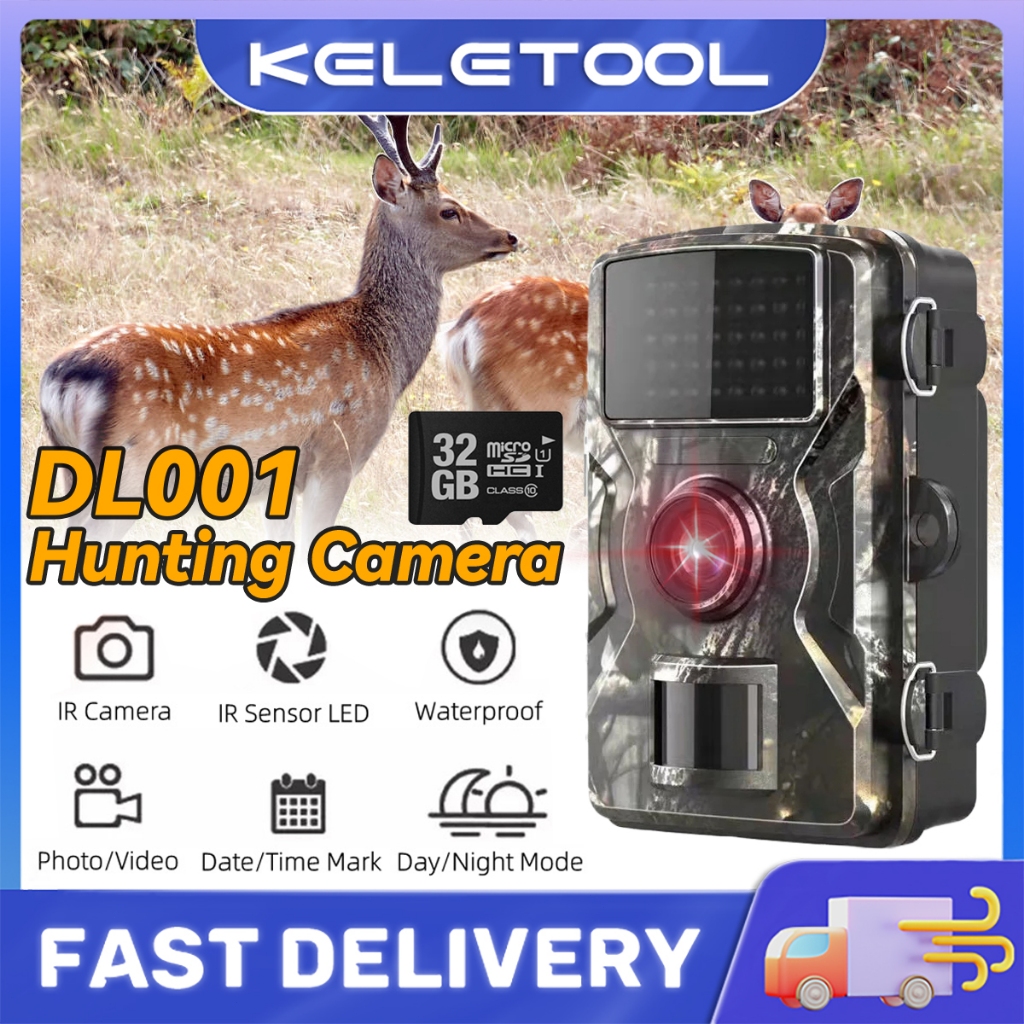 Hunting Camera DL001 Trail Camera 16MP 1080P Outdoor IP65 Waterproof ...